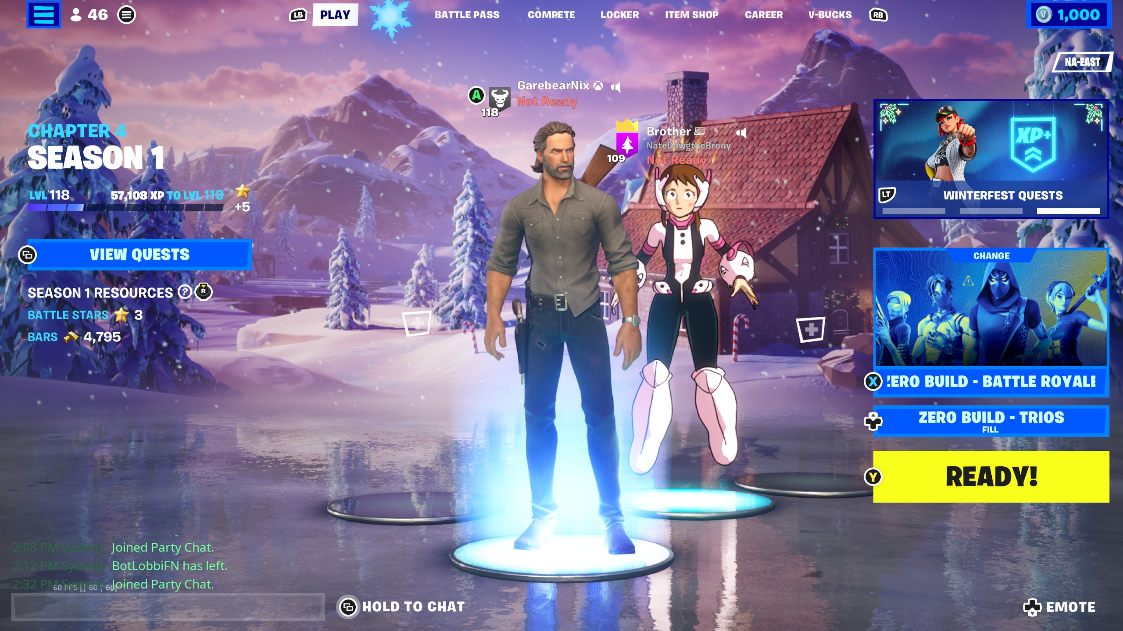 Gary🎮 on Twitter: "@FortniteBR On level 118. I did it in Bot Lobbies and Save the World with a ...