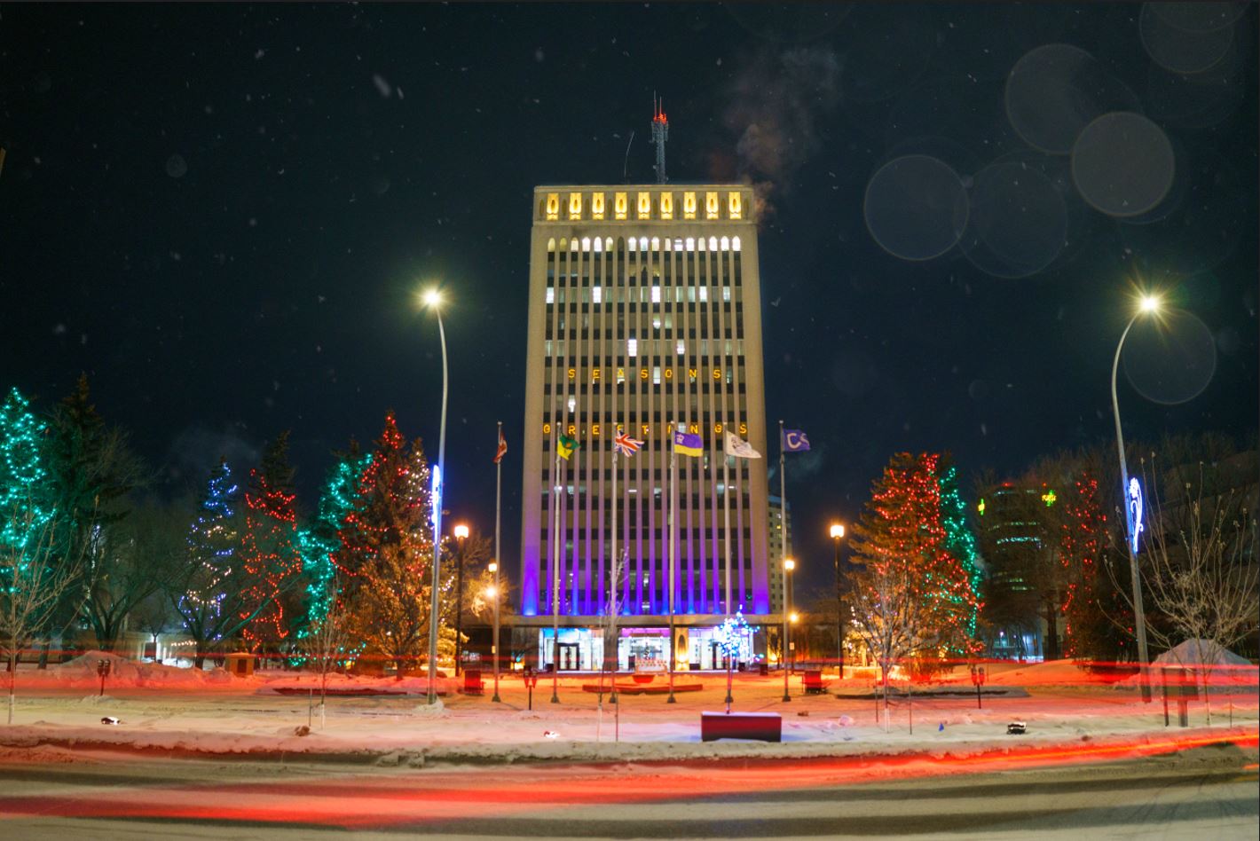City Of Regina Night