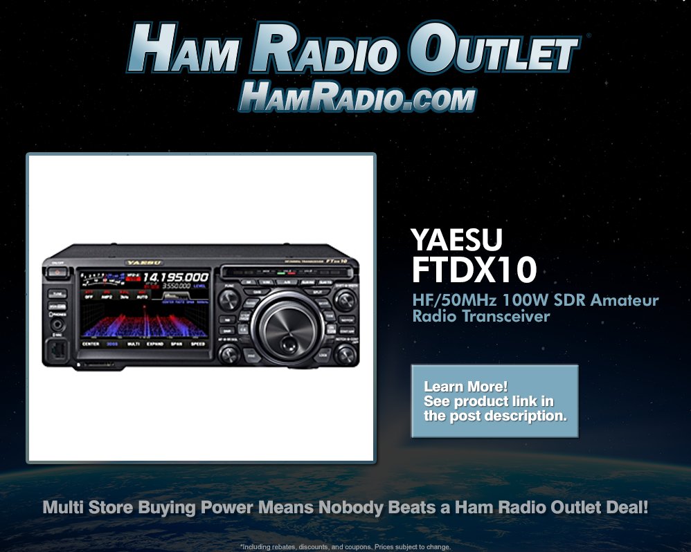 Ham Radio Outlet on Twitter: "Like the FTDX101 series, the new FTDX10 utilizes the Yaesu Hybrid ...
