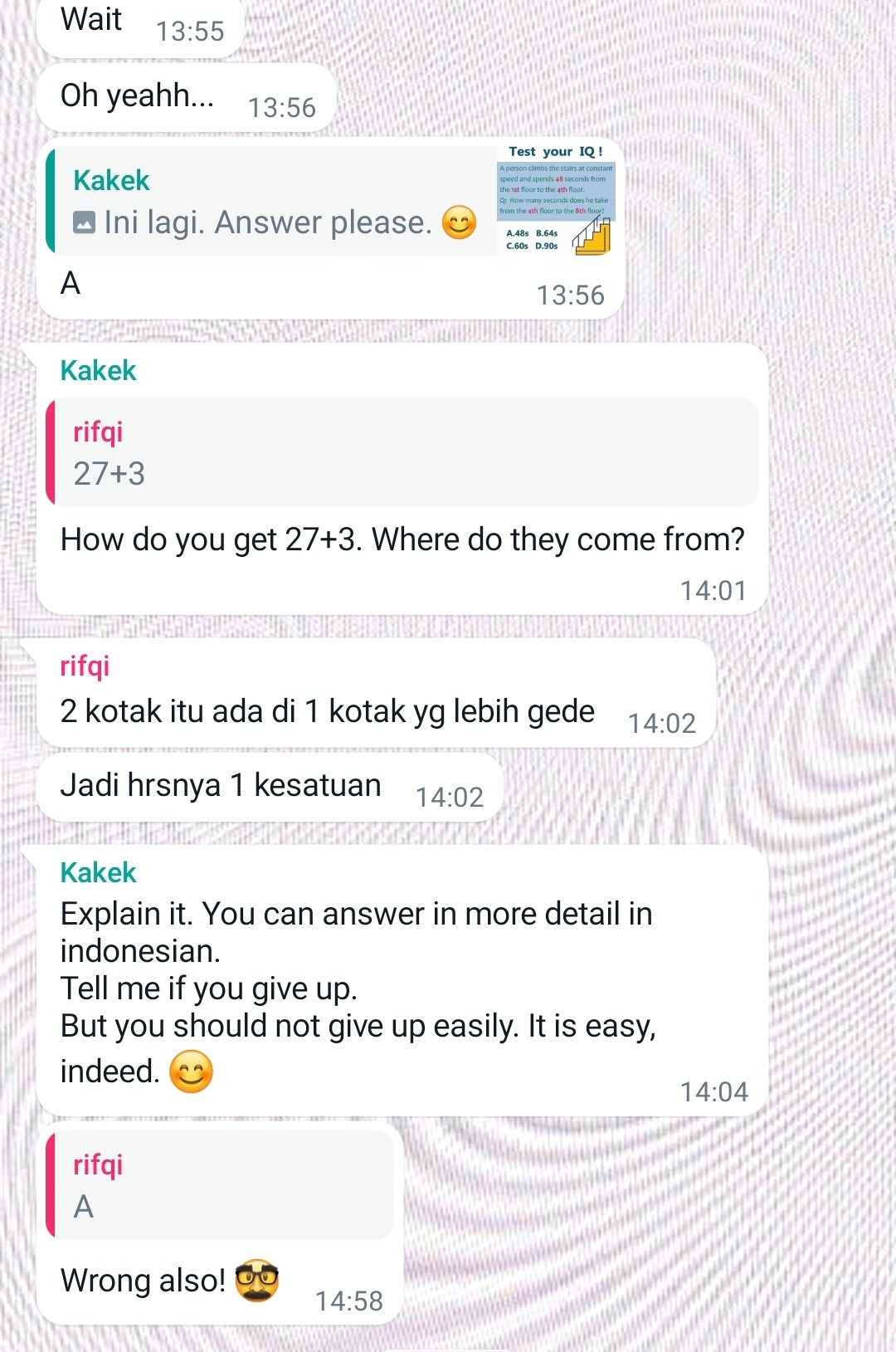 5 seconds of disaster on Twitter: "@convomfs INI KAKEK KU BGT, kdg disuruh nulis essay ttg hari ...