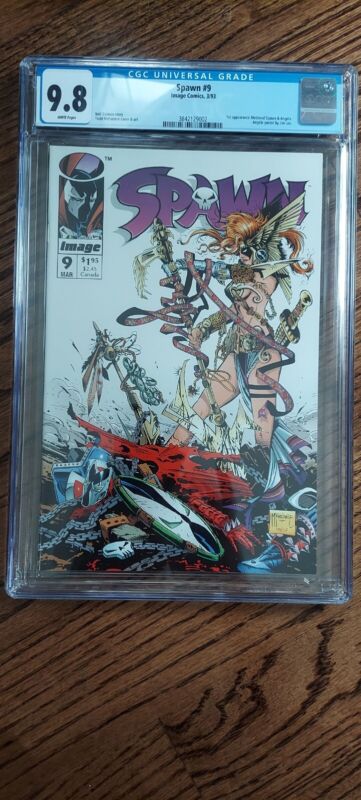 ClassicModern Comics on Twitter: "Spawn #9 CGC NM/M 9.8 White Pages 1st Appearance Angela Todd ...