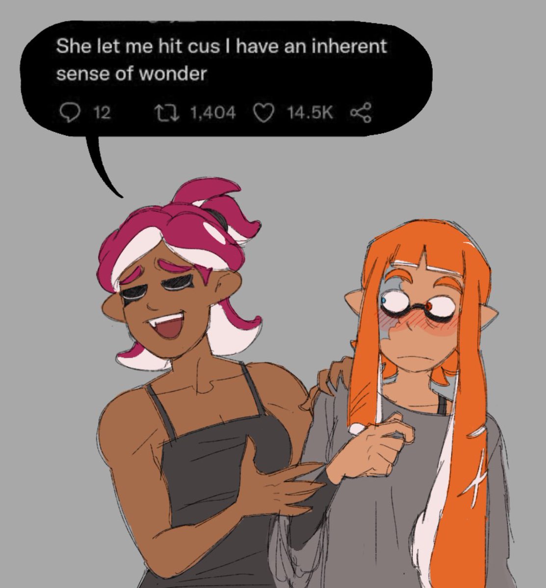 「prepare for onslaught of splat3 art because the splatoon bra」jesseの漫画