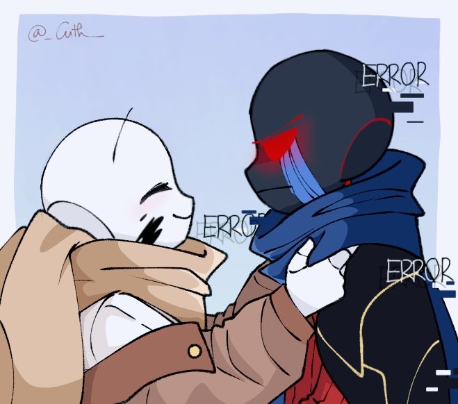 Cuth on Twitter: "Merry Christmas everyone!!! #errorsans #inksans #ErrorInk #undertaleAU"
