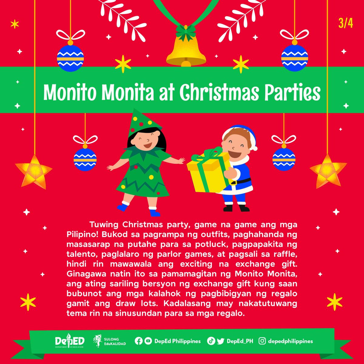 DepEd on Twitter: "Ating alamin ang ilan sa mga nakagawiang tradisyon ...