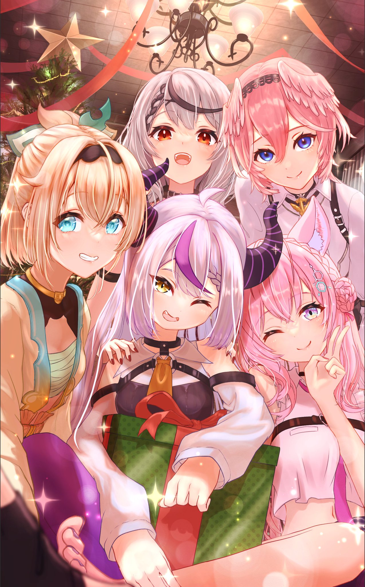 ろぼくろ / GameDev & Illust on Twitter: "HoloXクリスマスパーティー🎄🎉 #laplus_artdesu #いろはにも絵を #こよりすけっち ...