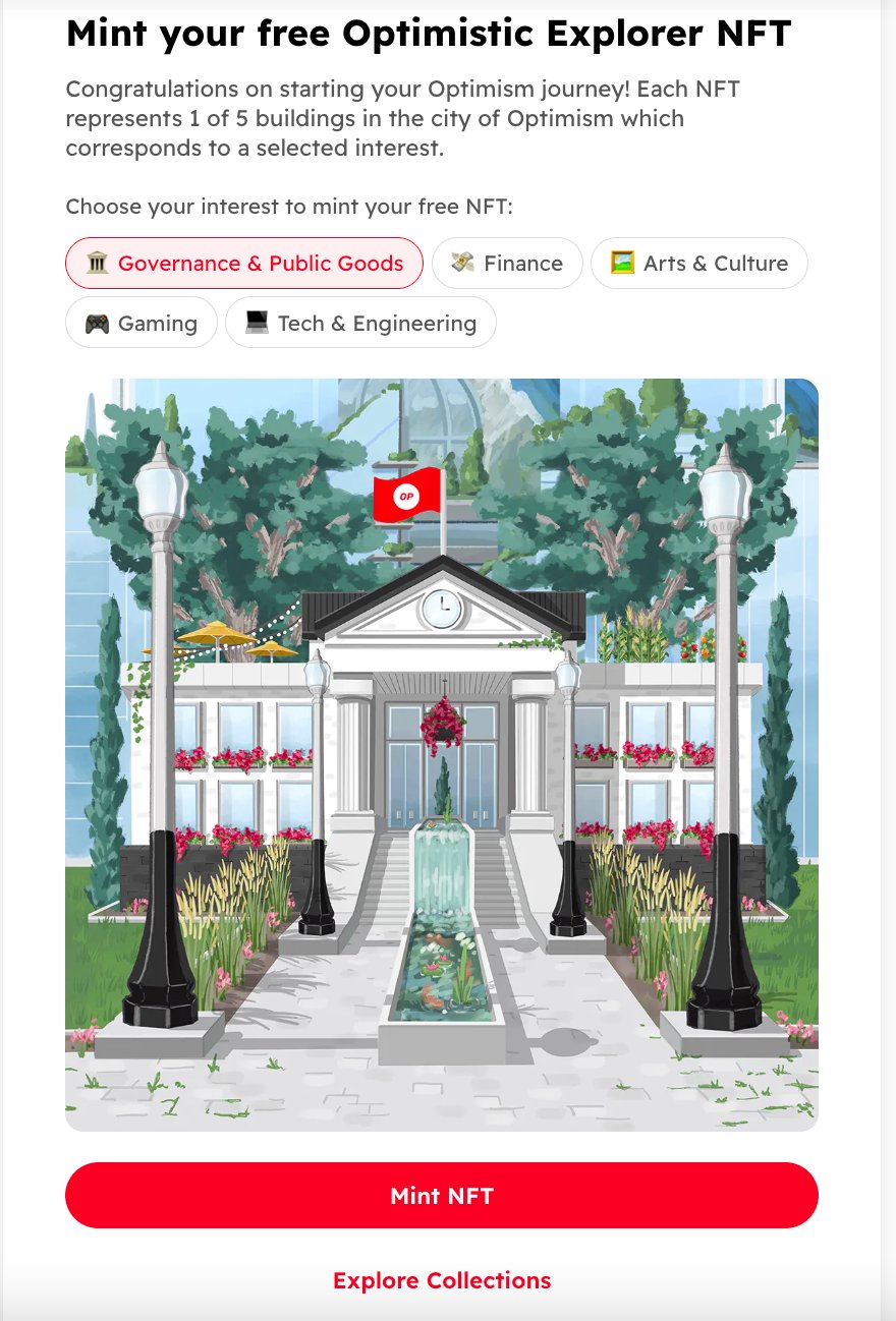 Nomadic on Twitter: "+ Mint your free Optimistic Explorer NFT B1 : Truy cập vào https://t.co ...