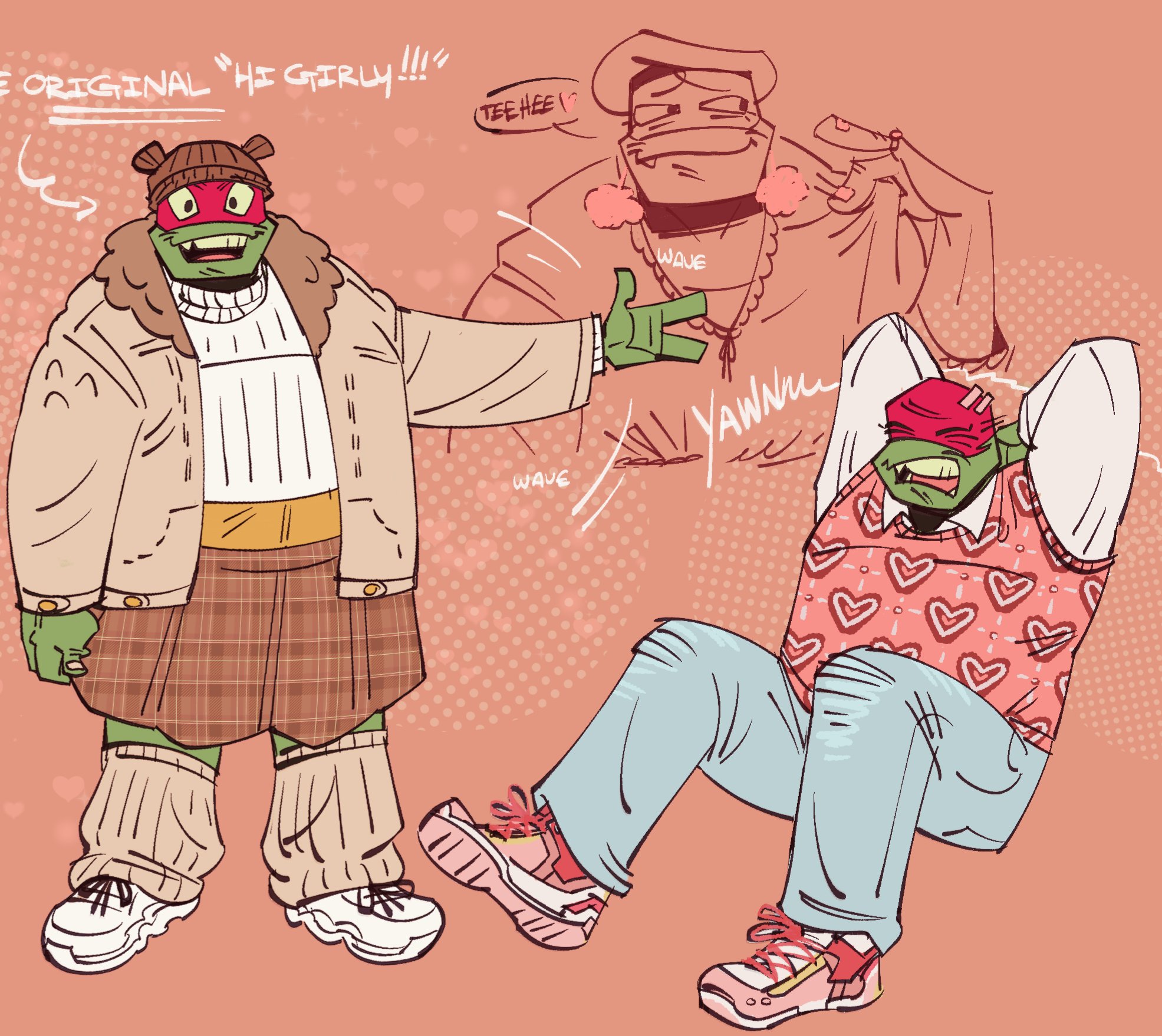 Murphy | Gil🌸🥂 on Twitter: "Raph wardrobe would go insane if they made clothes that fit over ...