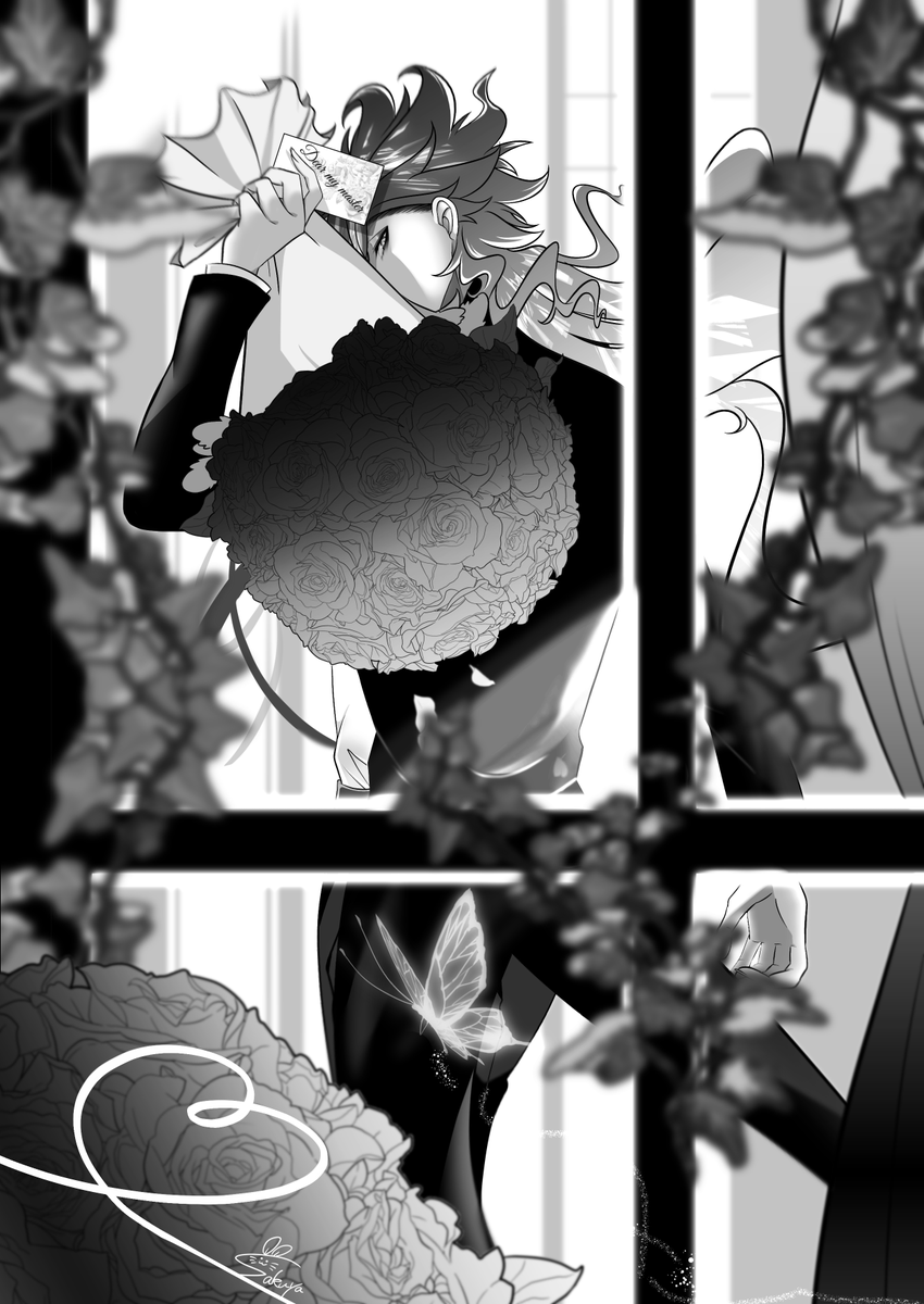 「一日一絵(12月23日) 「 ️💀」 #twstプラス 」さくやの漫画