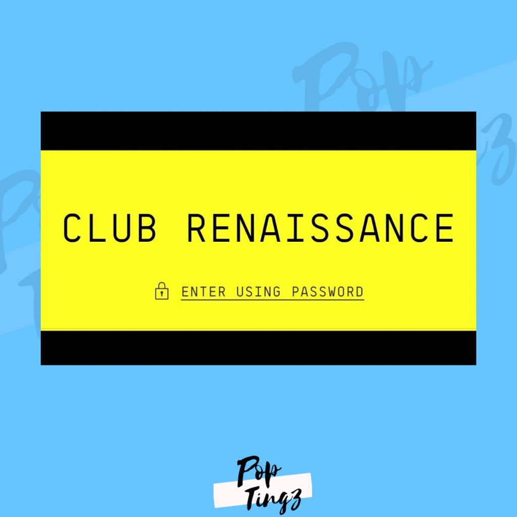 Pop Tingz on Twitter: "Beyoncé’s “Club RENAISSANCE” website has been updated and now requires a ...
