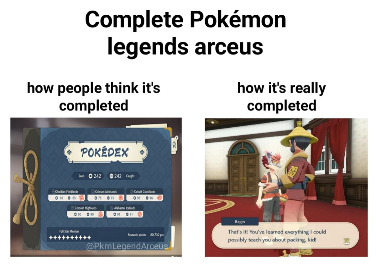 Legends Arceus Shitpost on Twitter: