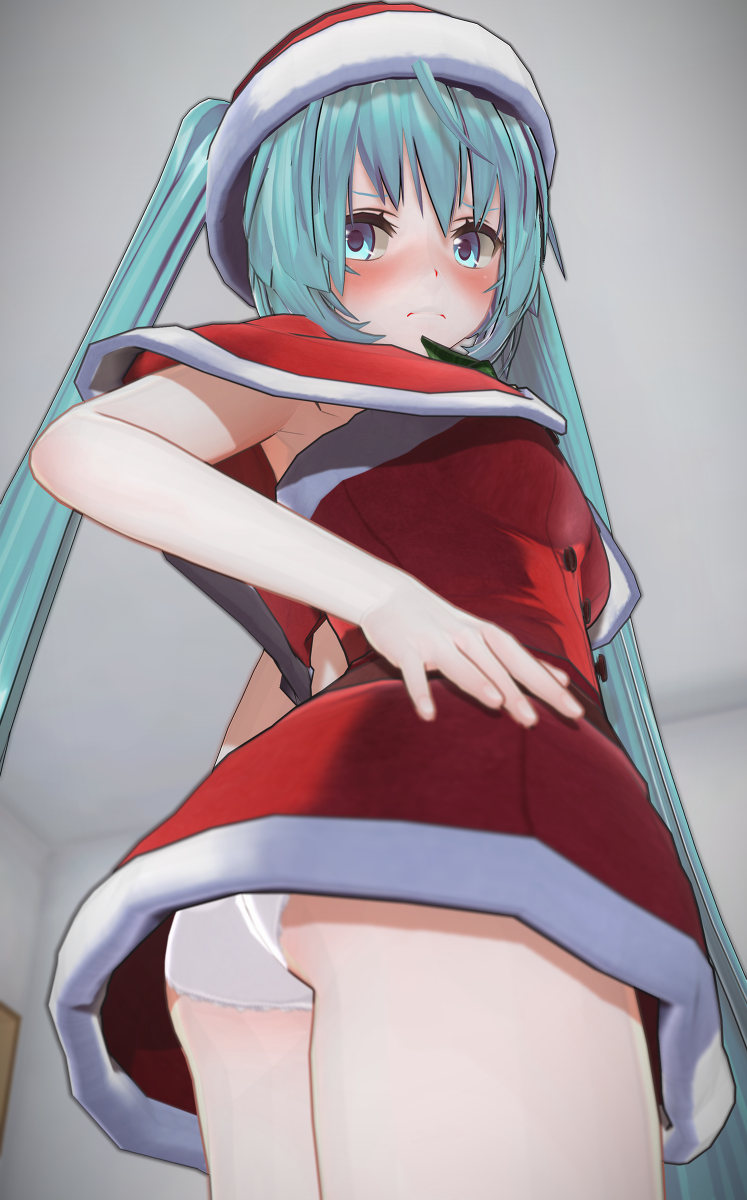 kakao on Twitter: "[R-18] サンタミク #VOCALOID #初音ミク #CM3D2 #カスタムメイド3D2 https://pixiv.net/artworks ...