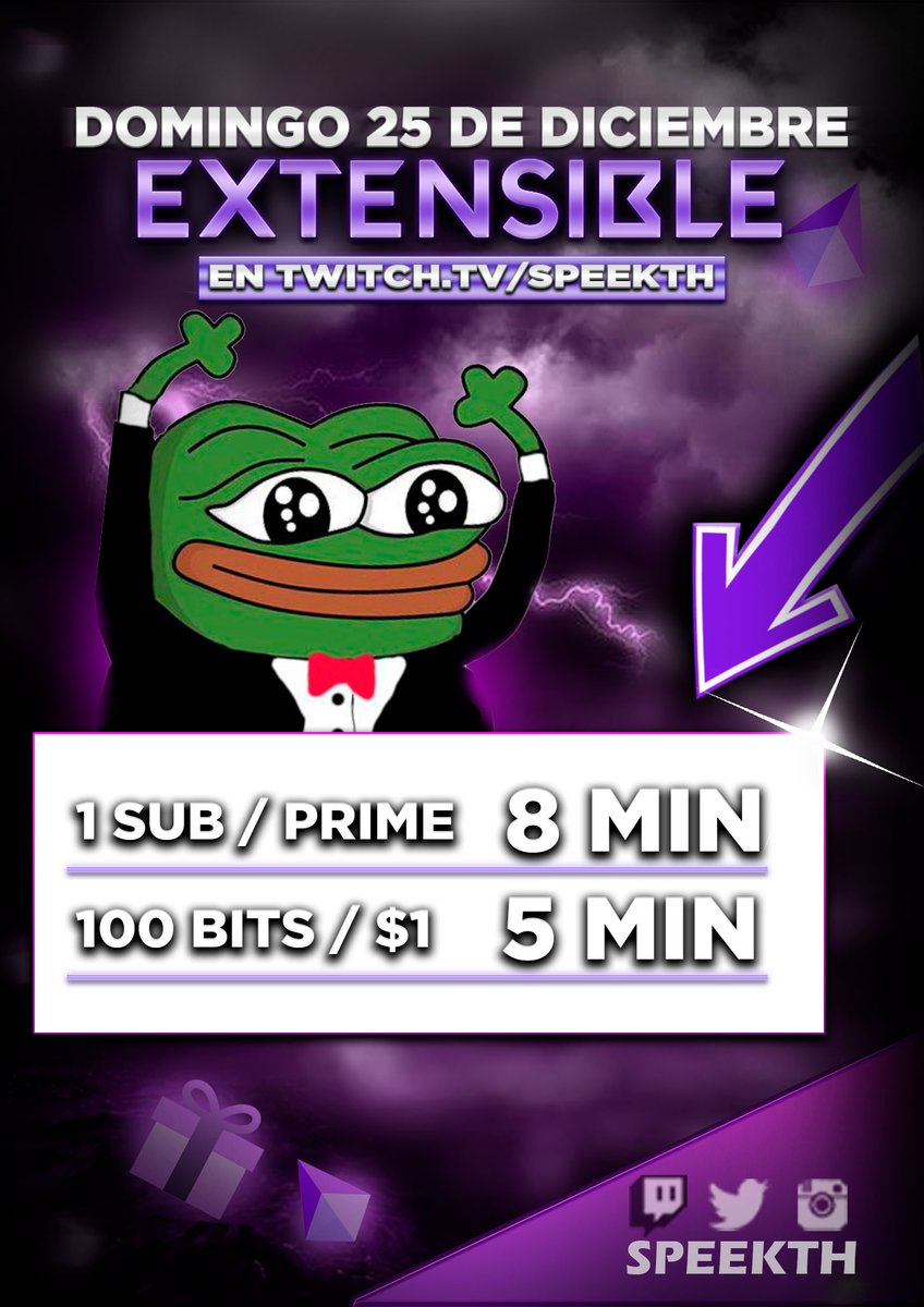 @Speekth Extensible 25 de Diciembre on Twitter: "25 de Diciembre estaremos haciendo un ...