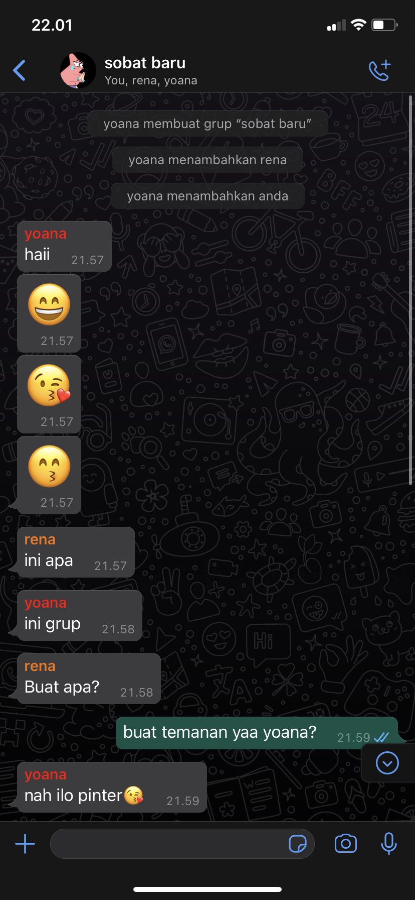 pojehhhhh | ilo kenma au📌 on Twitter: "O7. ini grup https://t.co/W9I7X22NVj" / Twitter