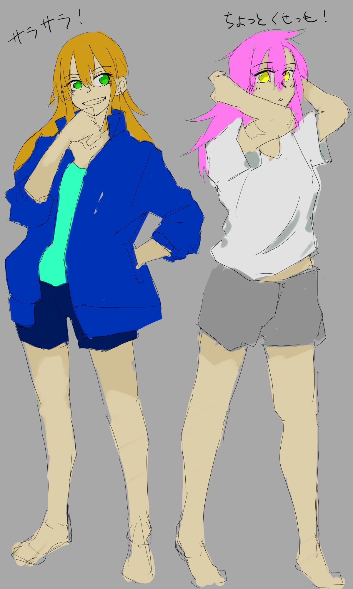 えあけー@trpg on Twitter: "うちのポニテ二人 https://t.co/CsONOd6QN5" / Twitter