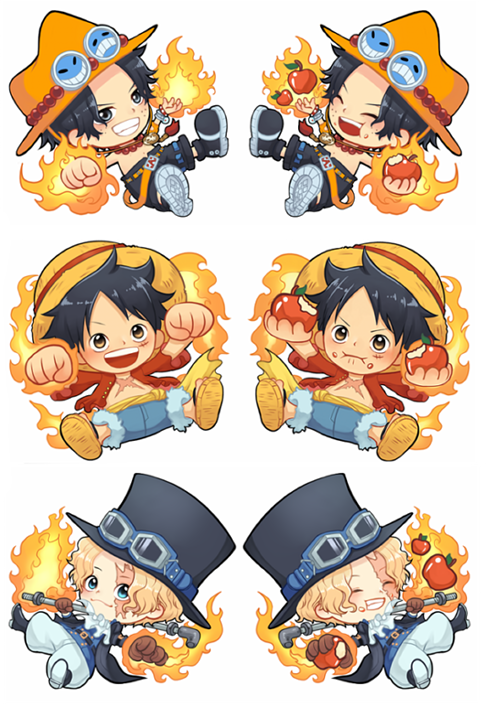 One Piece Chibi Luffy And Ace One Piece Cups – Piratecups