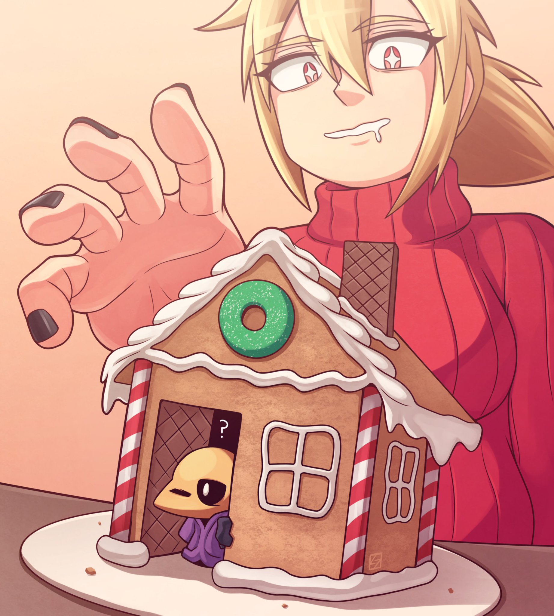 ThunderAfterDark (Commissions Closed) on Twitter: "thun-tan's christmas snack 🍬 https://t.co ...