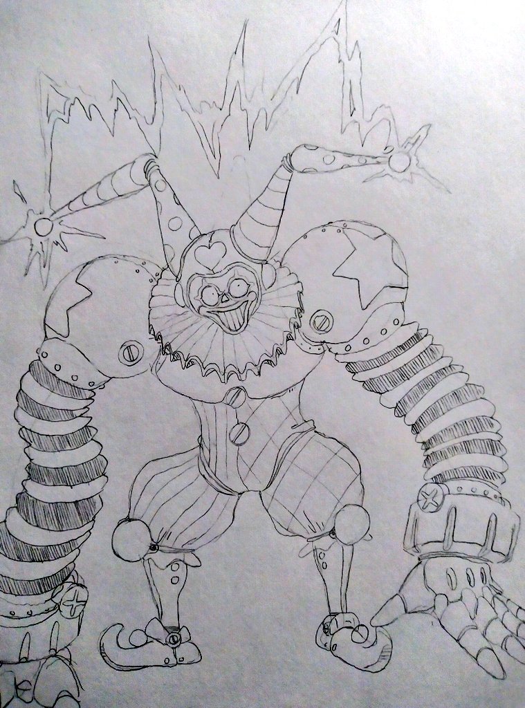 「here's a couple more robots! clown man, and dr. wily's perso ...