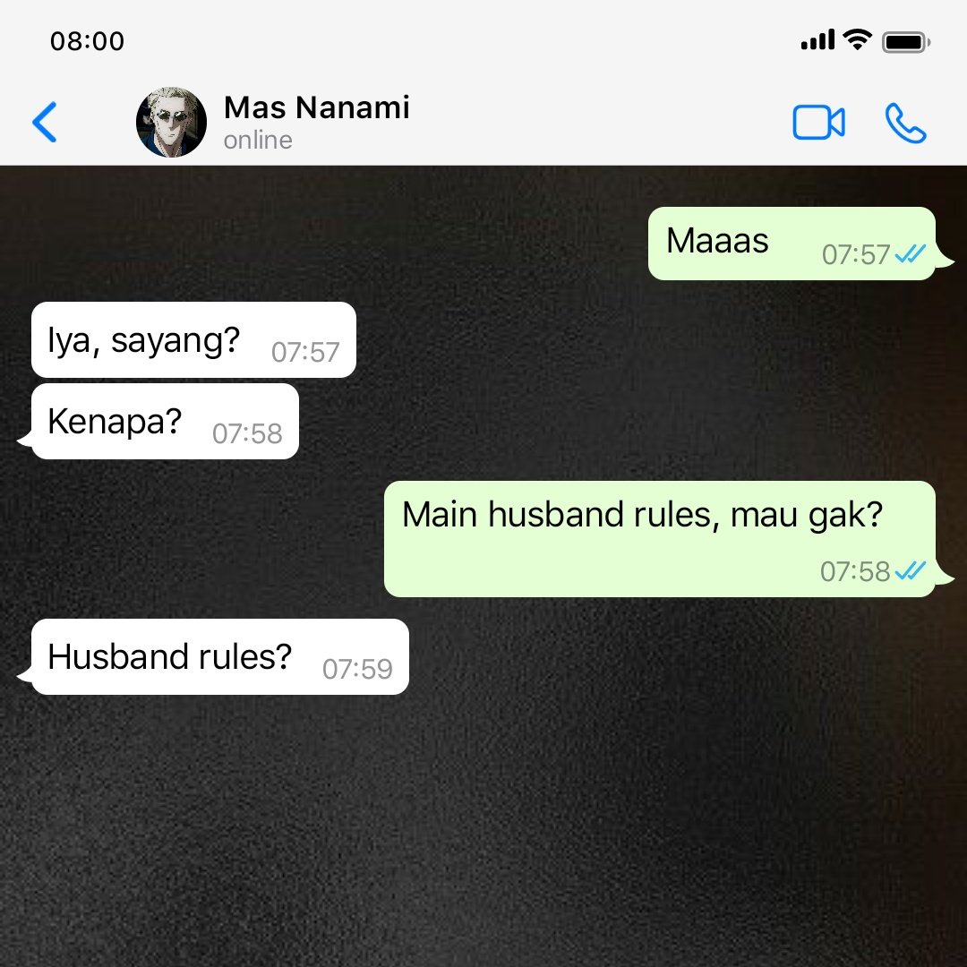 Bagas. on Twitter: "Husband rules bersama Nanami Kento. Nanami Kento x fem! reader. Few tweets ...