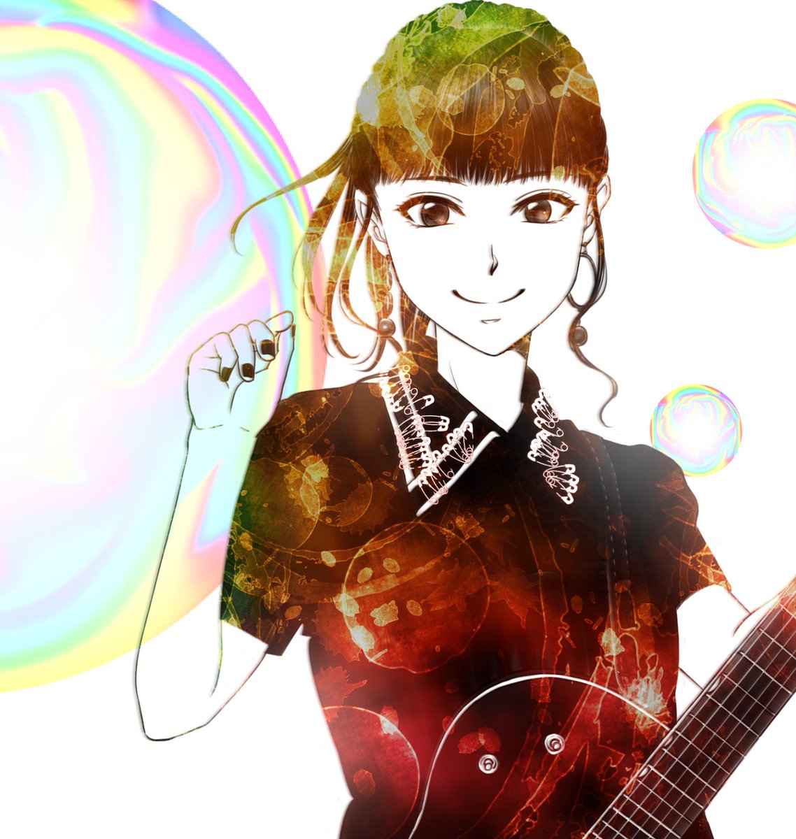 「たしかこのイラスト描いた時に『おまえの絵いいな!KDHR最高だよな!KDHRはす」|ひめがわのイラスト