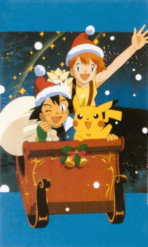 Pikachu And Ash Christmas