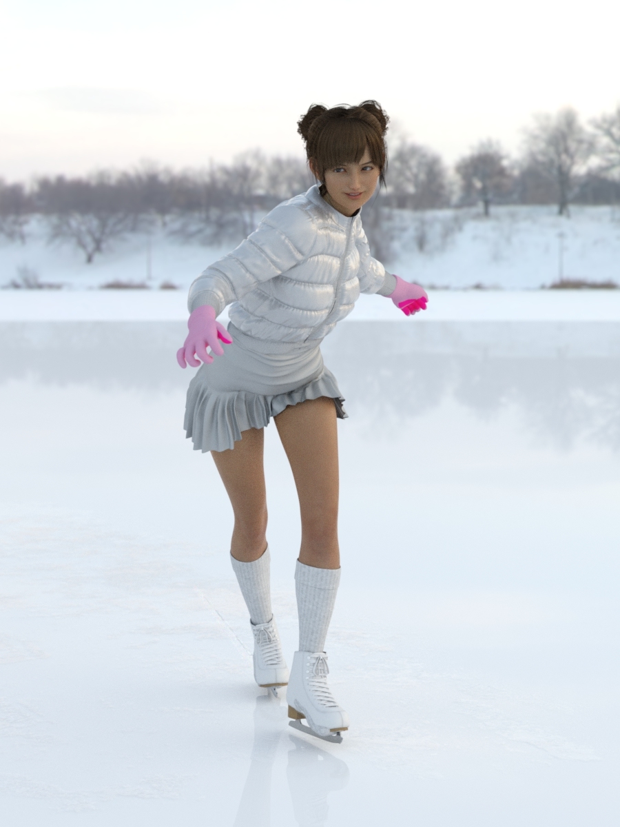 Hiro on Twitter: "RINA ジャンプに挑戦 #HiroinchibaRina #DAZStudio #3DCG #DAZ # ...