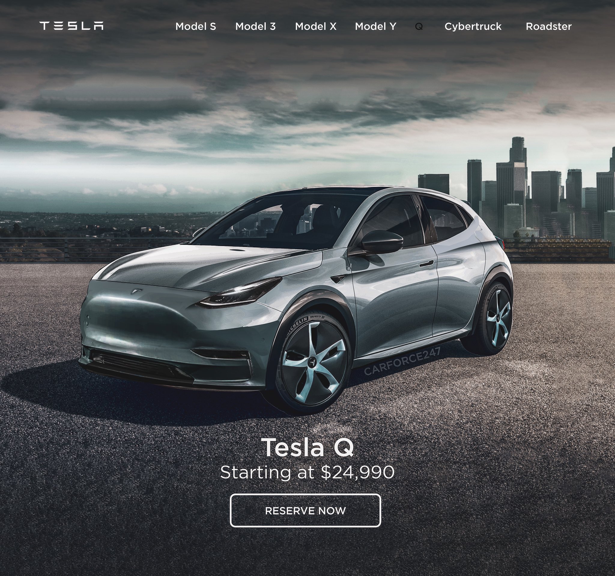 Tesla Roadster Hatch