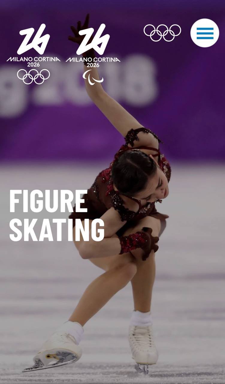 Team.Moonbear on Twitter: "женя на официальном сайте олимпийских игр в милане 2026🤩 # ...