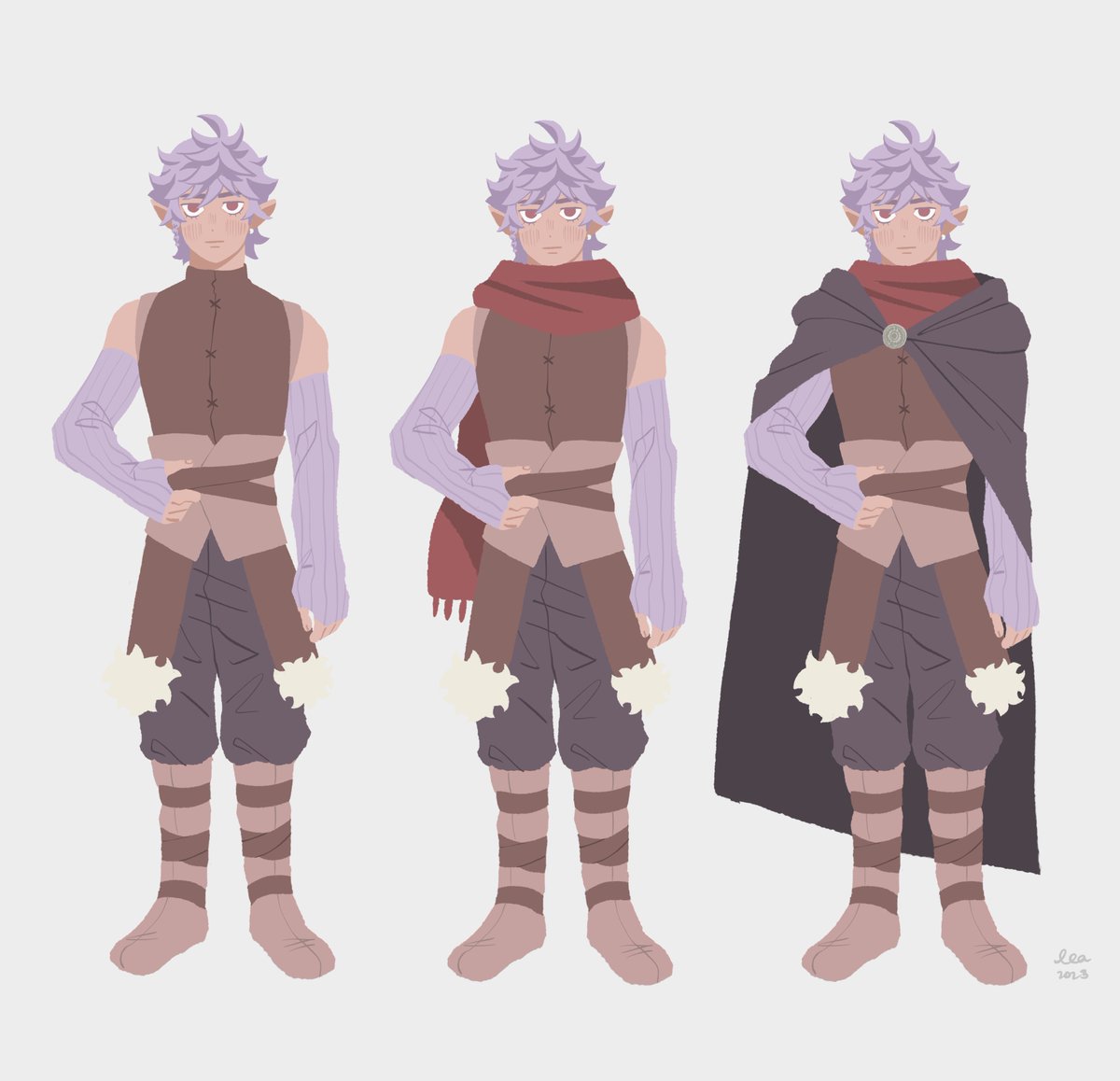 「new ttrpg oc, a half-elf ranger named pe」|lea ʕ•ᴥ•ʔのイラスト