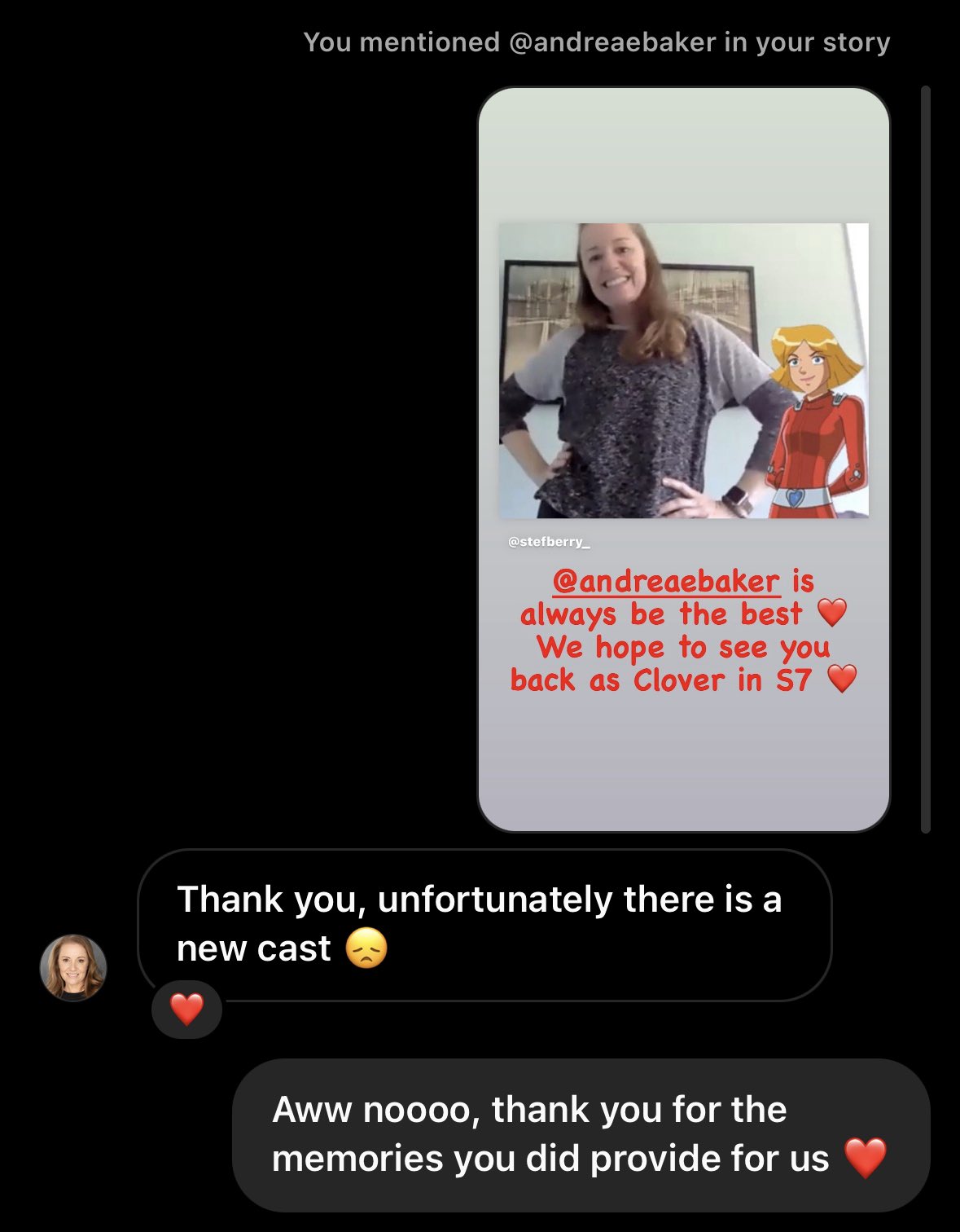 Alex on Twitter: "Andrea Baker the original voice of Clover just confirmed to me over Instagram ...