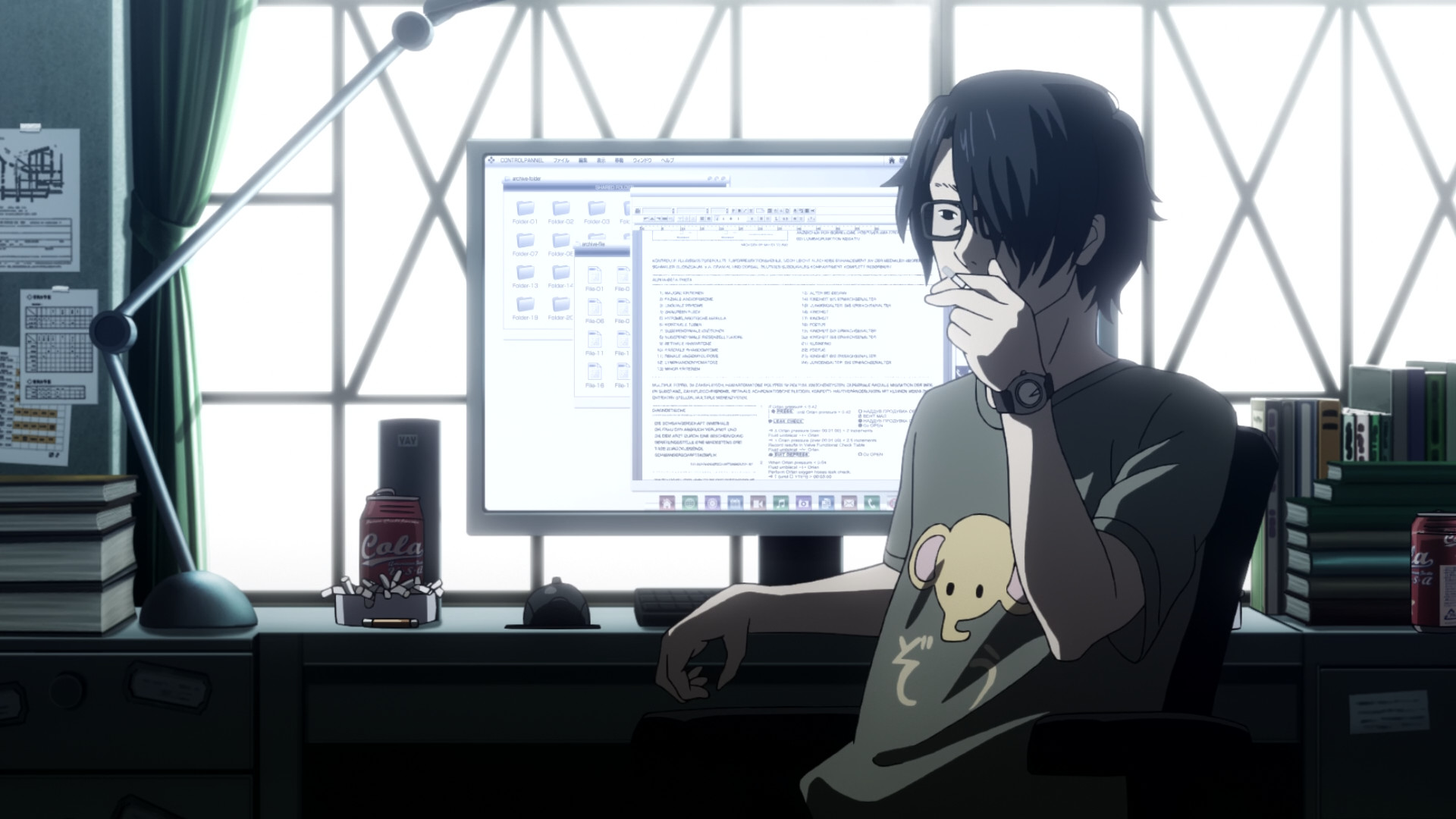 Computer Geek Anime