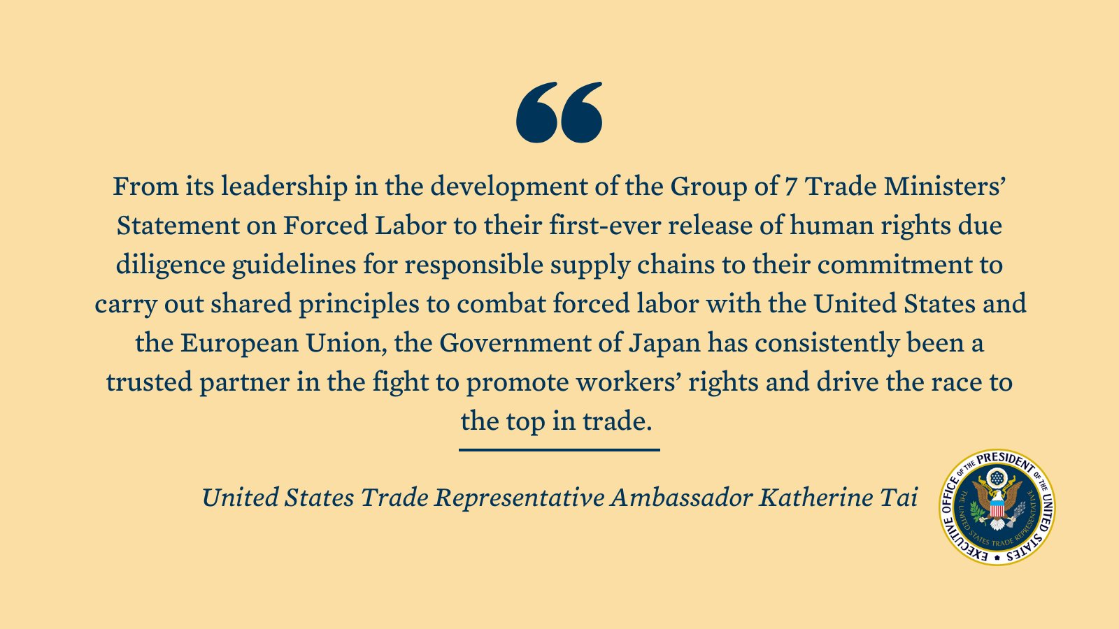 United States Trade Representative (@USTradeRep) / Twitter