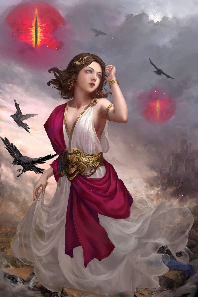 「The delicate fabric folds contrast so be」|DeviantArtのイラスト