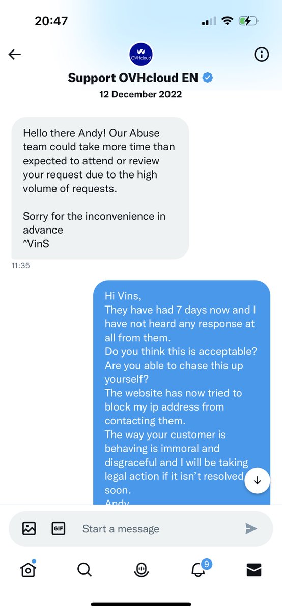 Official Andy Lee (Team Andy) on Twitter: "@ovh_support_en why are you allowing one of your ...