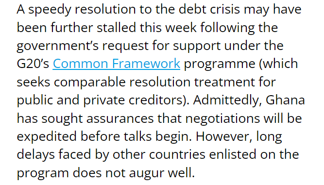 Ghana, like Zambia, has now defaulted on its eurobonds. It also looks ...