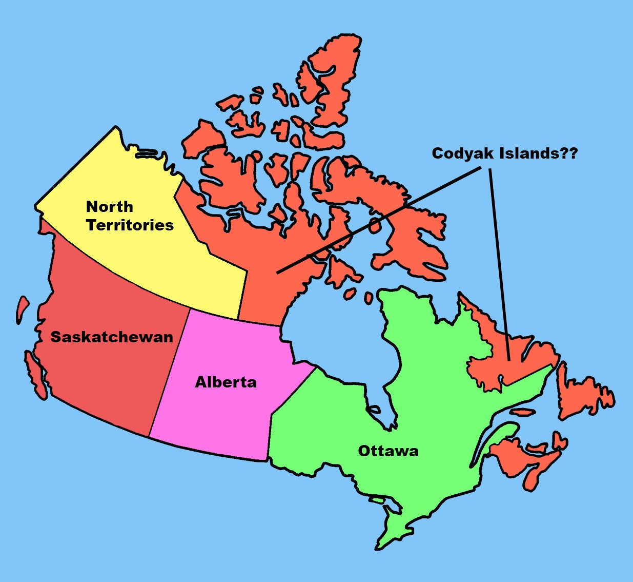Map Of Canada Provinces And Capitals In French