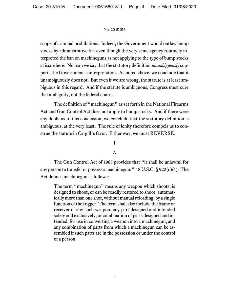 Rob Romanos Tweet Breaking Cargill V Garland 5th Circuit En