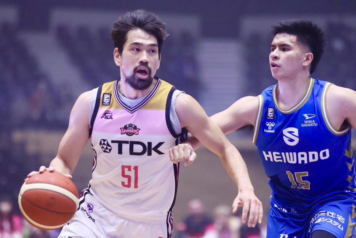 バスケットボールニュース2for1 on Twitter: "【#Bリーグ】 #秋田ノーザンハピネッツ はアウェイで #滋賀レイクス に84-77で勝利！ 3連勝で通算成績を13勝14敗とし ...