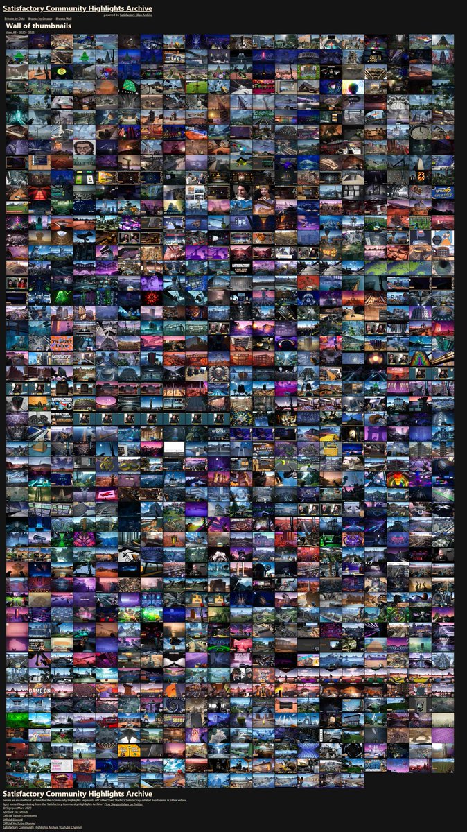 Satisfactory on Twitter: "RT @SignpostMarv: All of the 2021 @SatisfactoryAF # ...