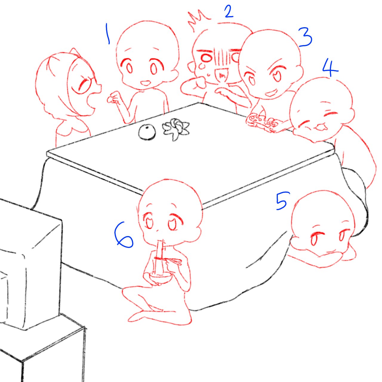 Anime Base Group Of 5