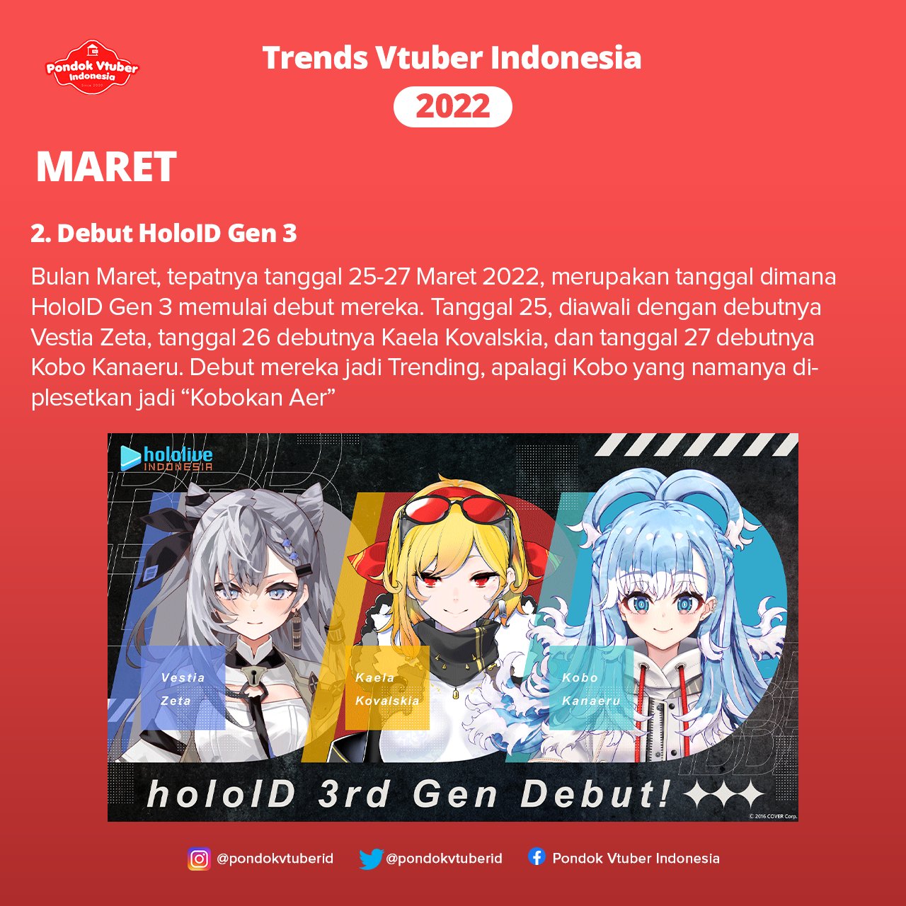 Pondok Vtuber Indonesia on Twitter: "Kali ini, mimin ingin membagikan beberapa peristiwa yang ...