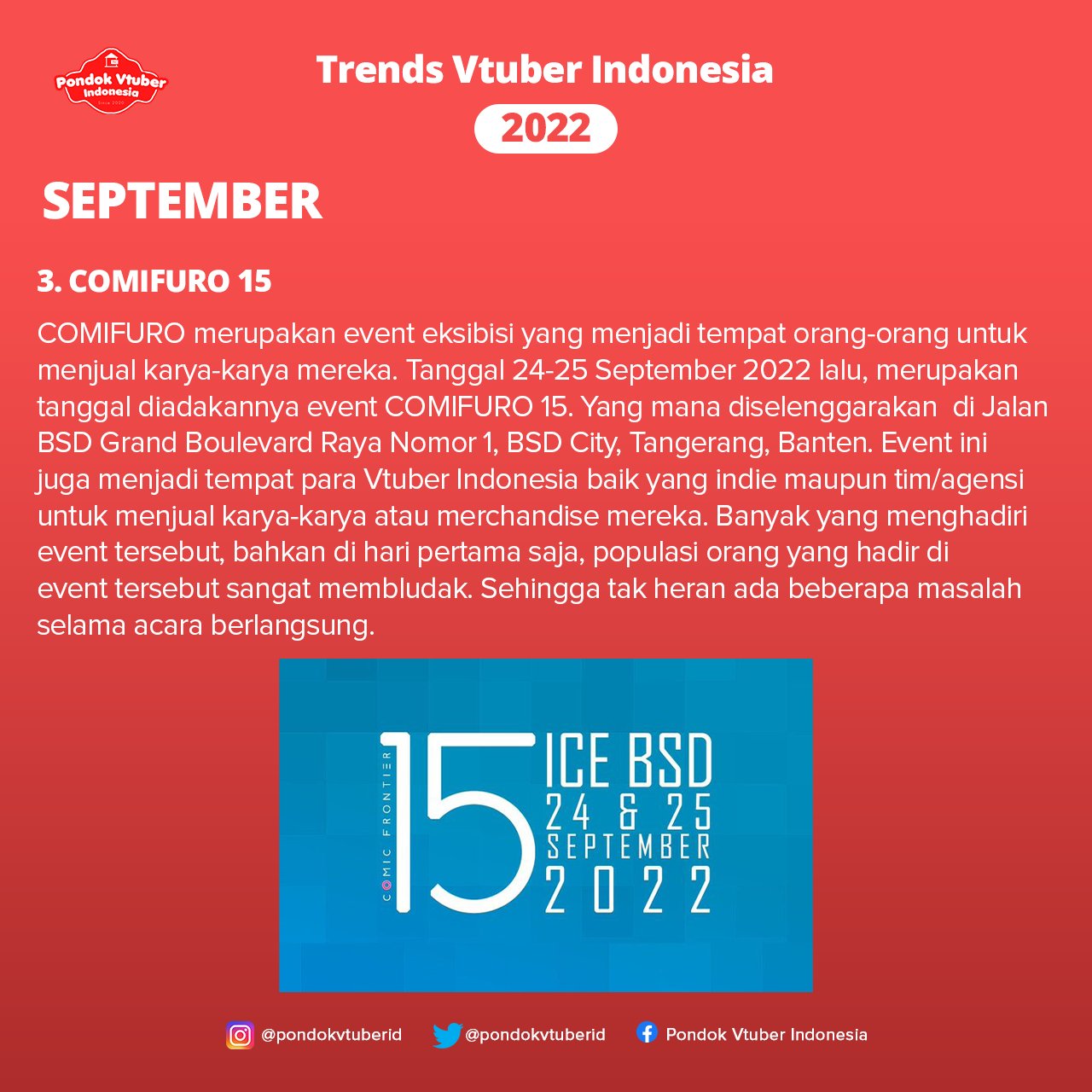 Pondok Vtuber Indonesia on Twitter: "Kali ini, mimin ingin membagikan beberapa peristiwa yang ...