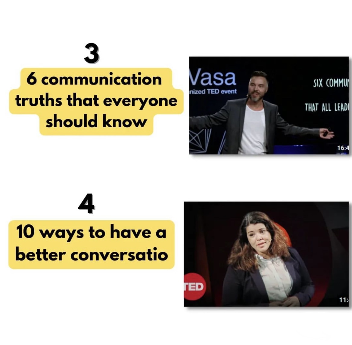 13 TED Talks You Must Watch To Become A Master Communicator - Thread ...