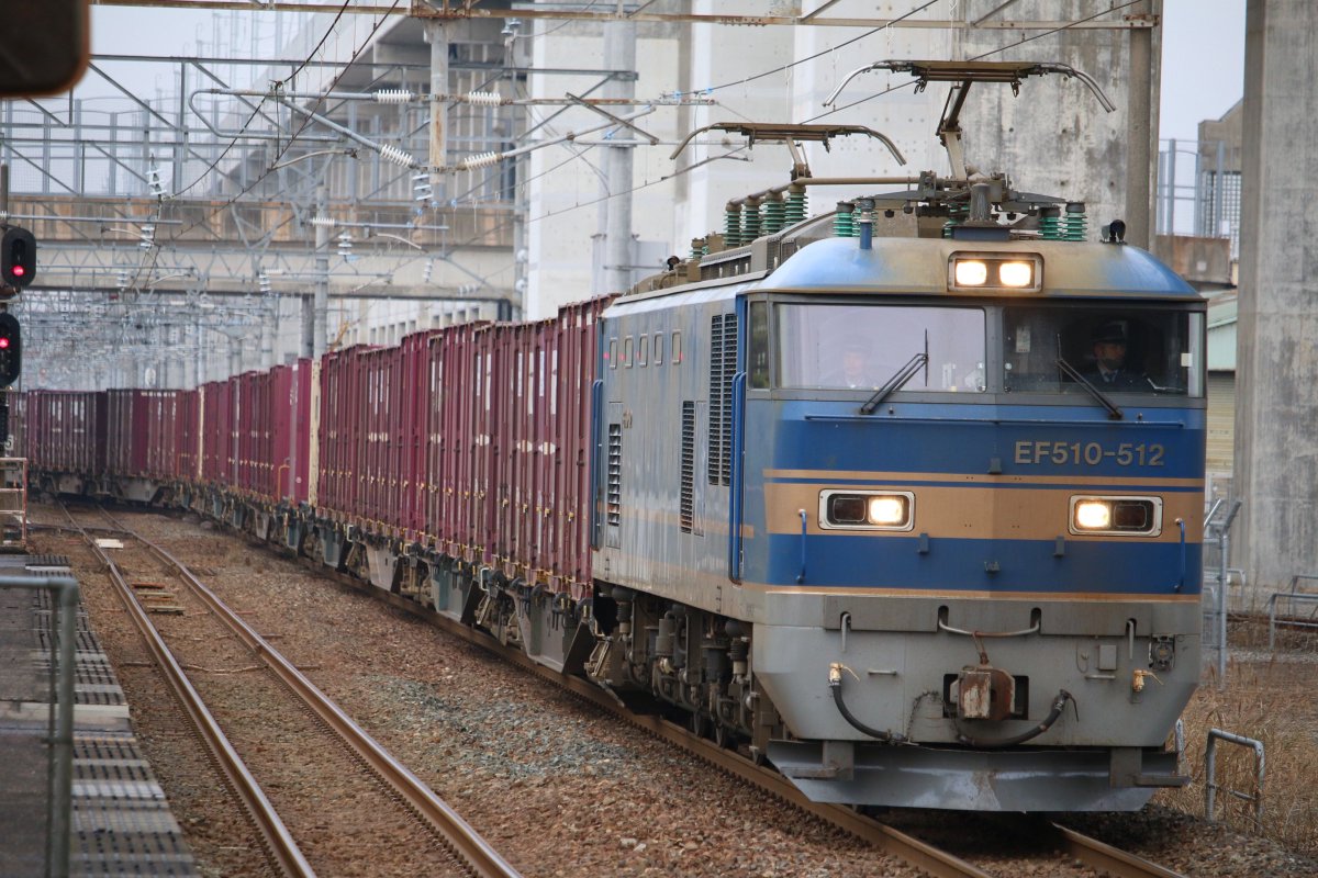 K.S. on Twitter: "2023/01/07 越前花堂駅にて撮影 今年初の撮り鉄です 4076レ EF510-512 3095レ EF510-20 しらさぎ10号 サンダーバード24号"