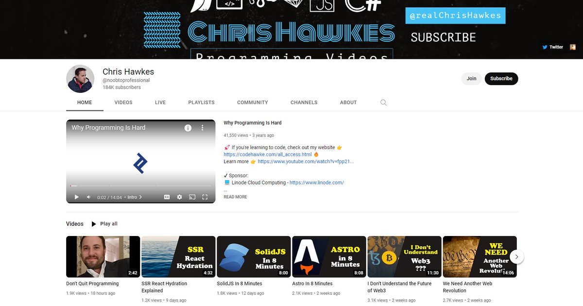 18 YouTube channels to learn to code (and become a better developer): - المسلسل من Madza 👨‍💻⚡ ...