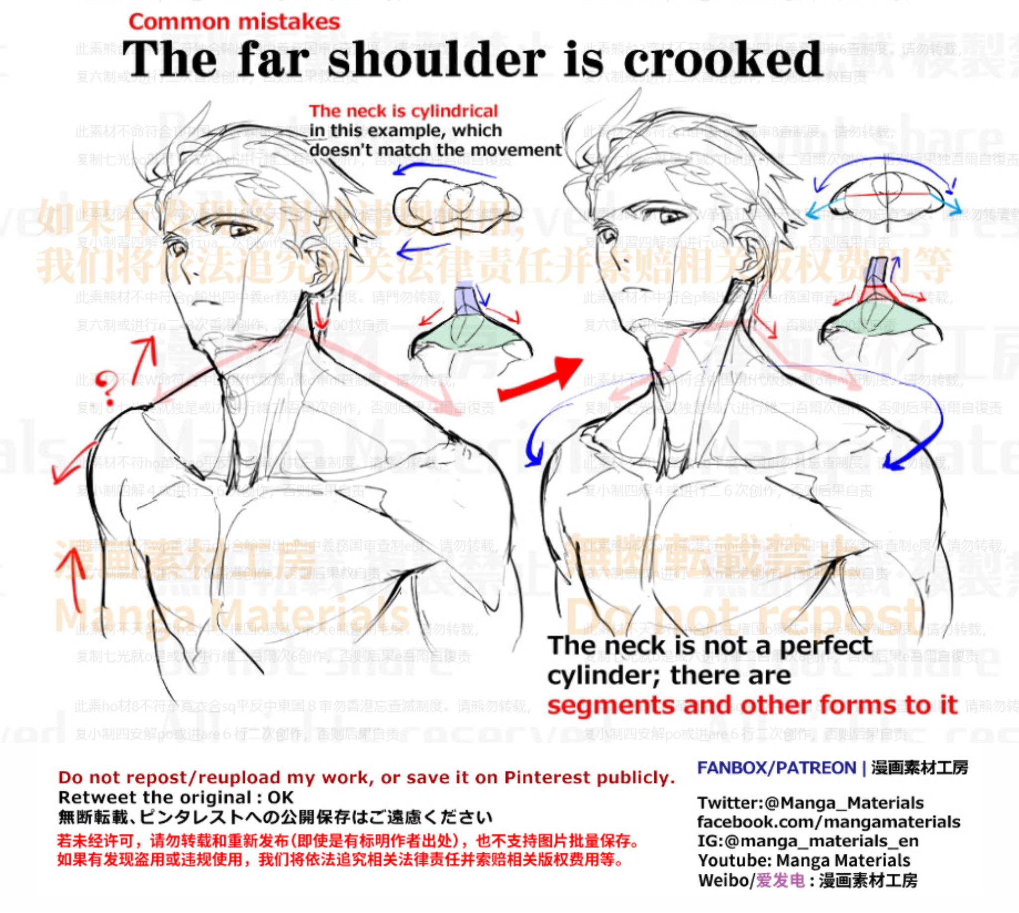 Anime Male Shoulders