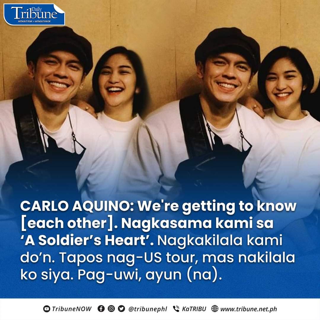 Daily Tribune on Twitter: "Asked point-blank by ABS-CBN reporter MJ Felipe in a recent interview ...