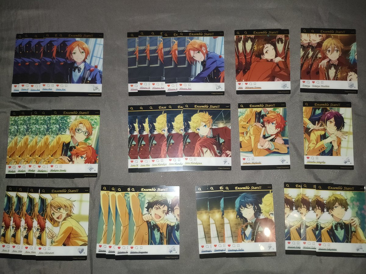 sosege (Merch) // slow replies on Twitter: "WTS INSTOCK 5th anni cards leftovers from split, p1 ...