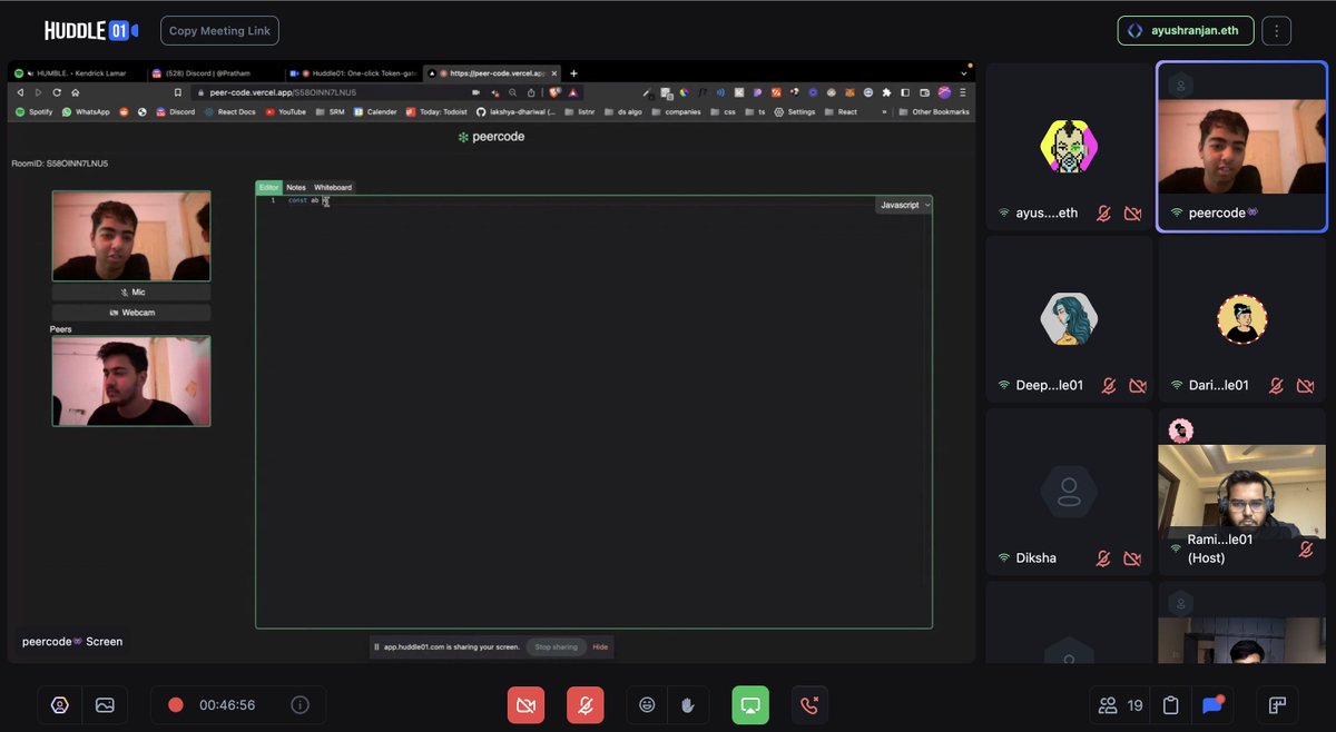 Huddle01 on Twitter: "And it's a wrap for Huddle01 Holiday Hackathon ⚒️ Stoked to see so many ...