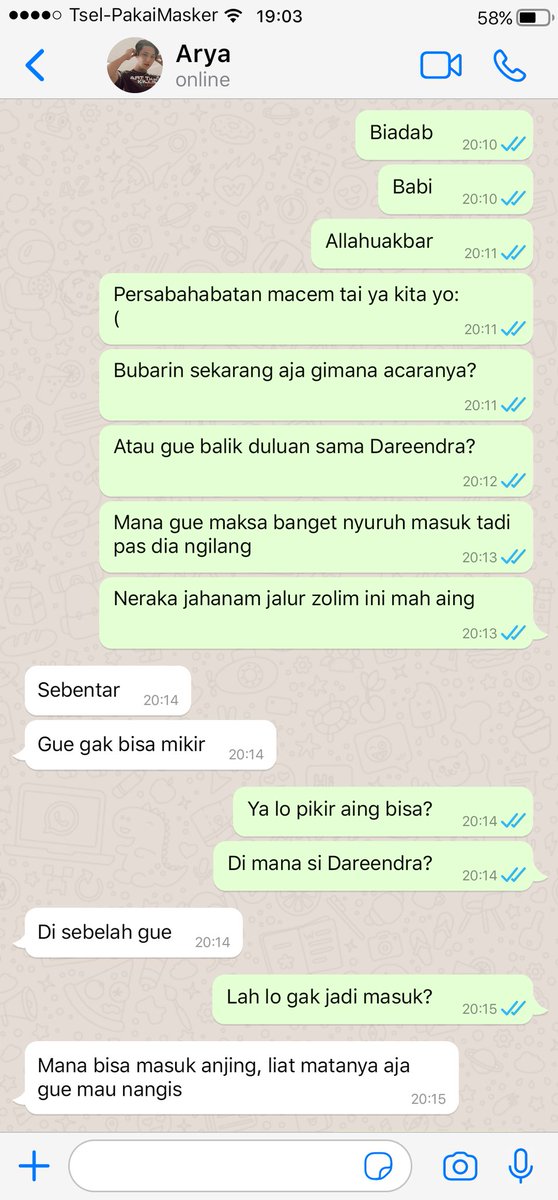 𝐍𝐚. #MenimangGalon on Twitter: "225. Usus buntu"