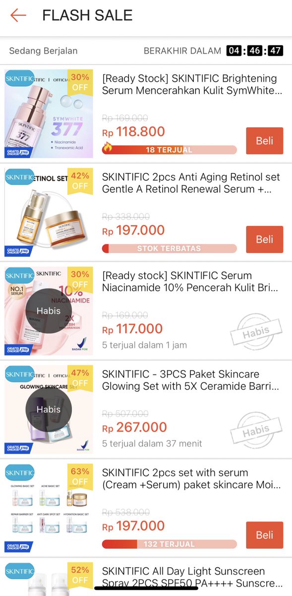 FESS on Twitter: "RT @AkuSukaRacun: flash sale skintific https://shope.ee/7KOLQOZJLs"